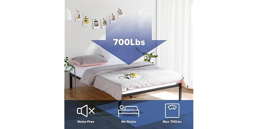 Olee Sleep Metal Bed Frame