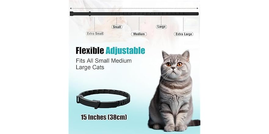 Generic Cat Calming Collar 4 Pack, Black
