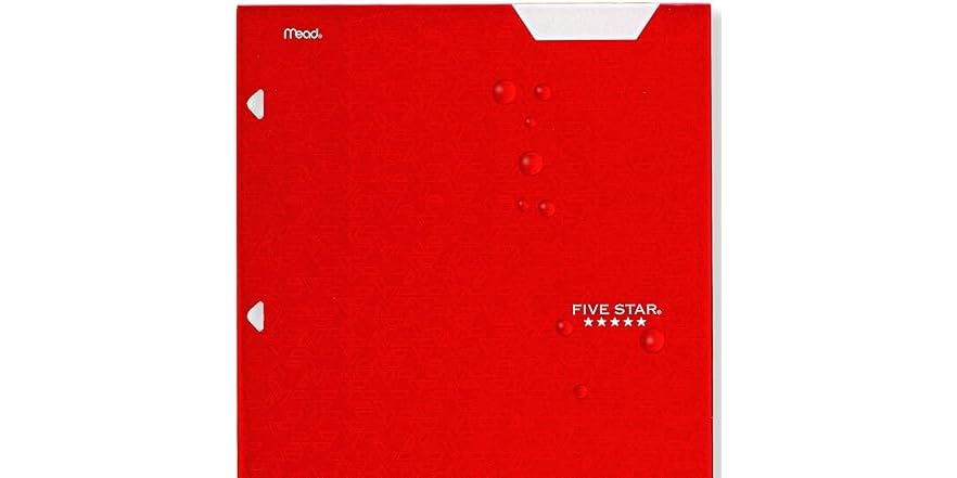 Five Star 4 Pocket Folders, 6 Pack
