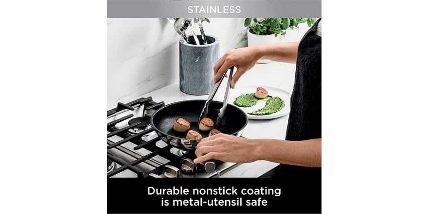 Ninja Foodi NeverStick 8", 10.25" & 12" Fry Pans