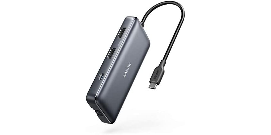 Anker A83800A1 PowerExpand8-in-1 USB-C PD Media Hub Gray (Open Box)