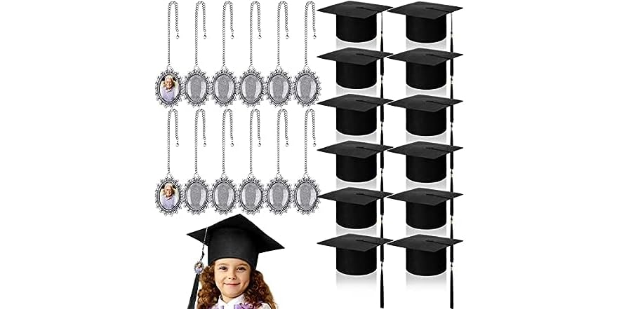 Kids Preschool Graduation Caps 12 Pack