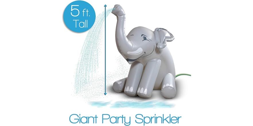 GoFloats Inflatable Elephant Party Sprinkler