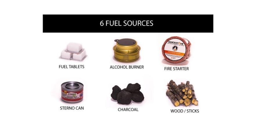 QuickStove Survival Cook Kit - Stove, Fuel, & More