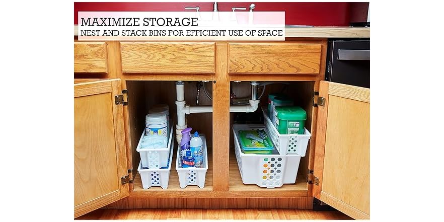 Large Slide-It Baskets, 2 Pack