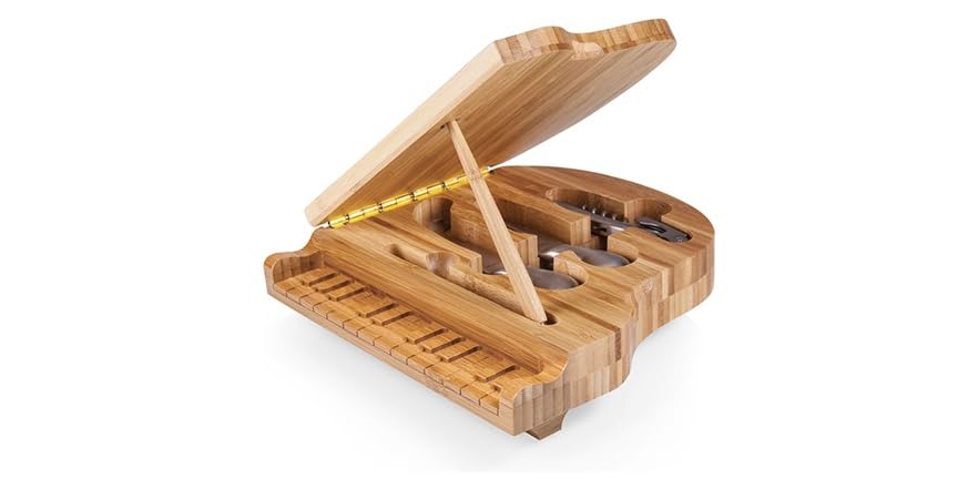 Piano Cheese Board and Tools Set