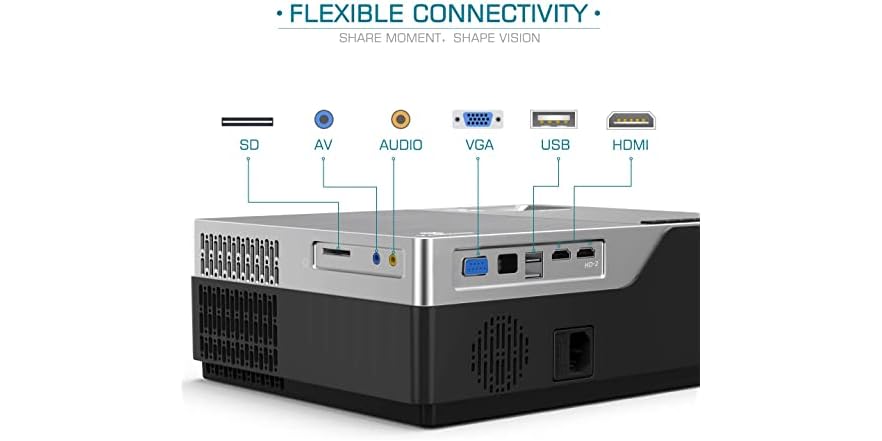 VANKYO Performance V600 Native 1080P LED Projector