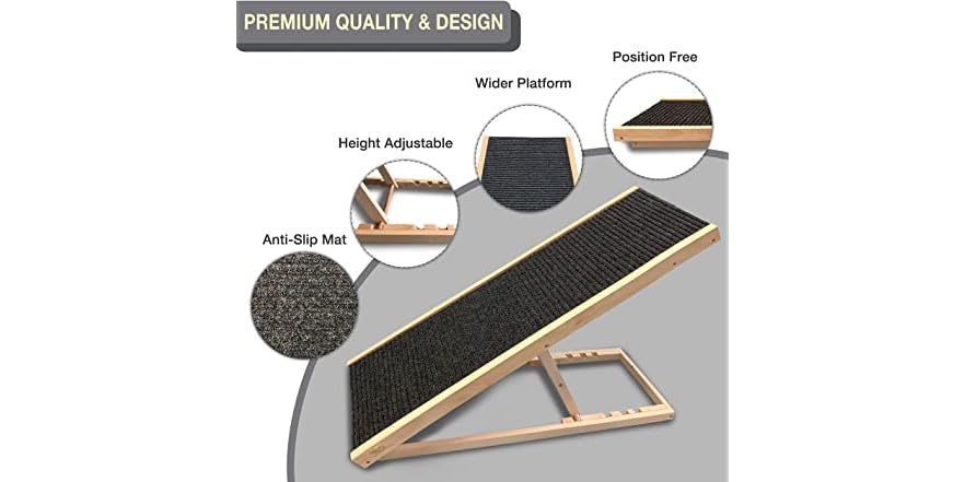 PATHOSIO PETS Dog RAMP (Blue)