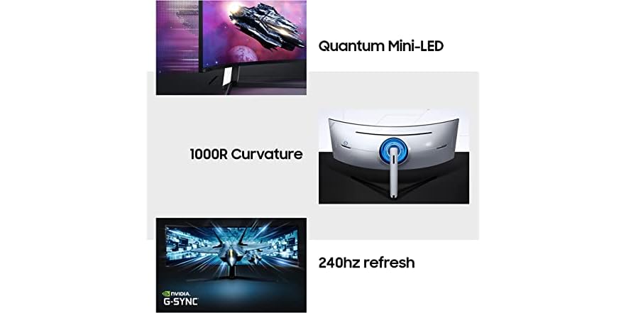 SAMSUNG 49" Odyssey Neo G9 G95NA Gaming Monitor, 4K UHD Mini (Open Box)