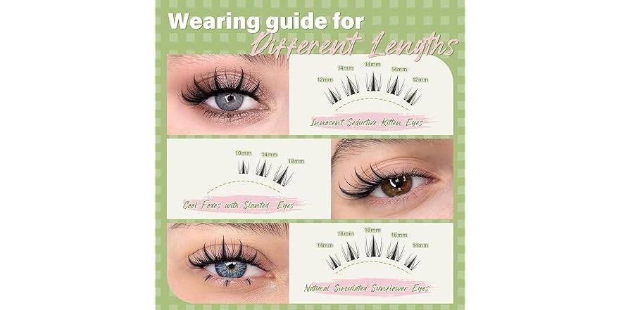 KEYYOU Fairy Lash Clusters Kit