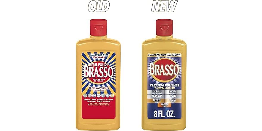 4PK Brasso Multi-Purpose Metal Polish, 8 oz