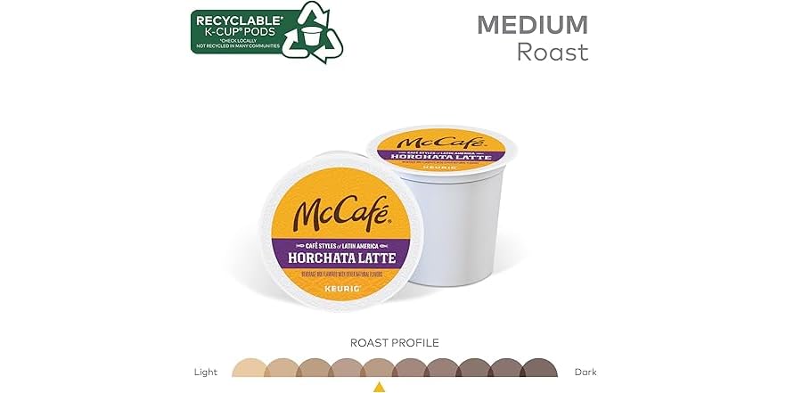 (80 Ct) McCafe Cafe Horchata Latte K Cups