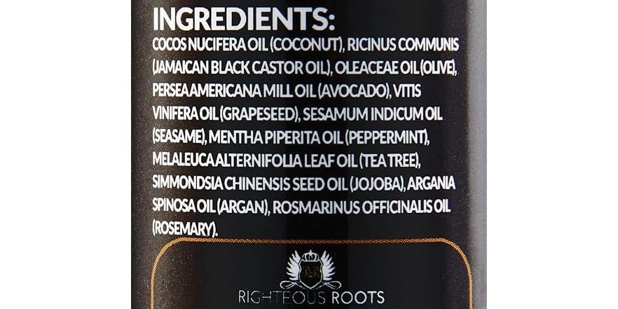 Righteous Roots Hair Oil for Hair Growth