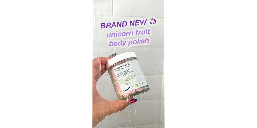 Trully Unicorn Fruit Whipped Body Polish, 6 Oz