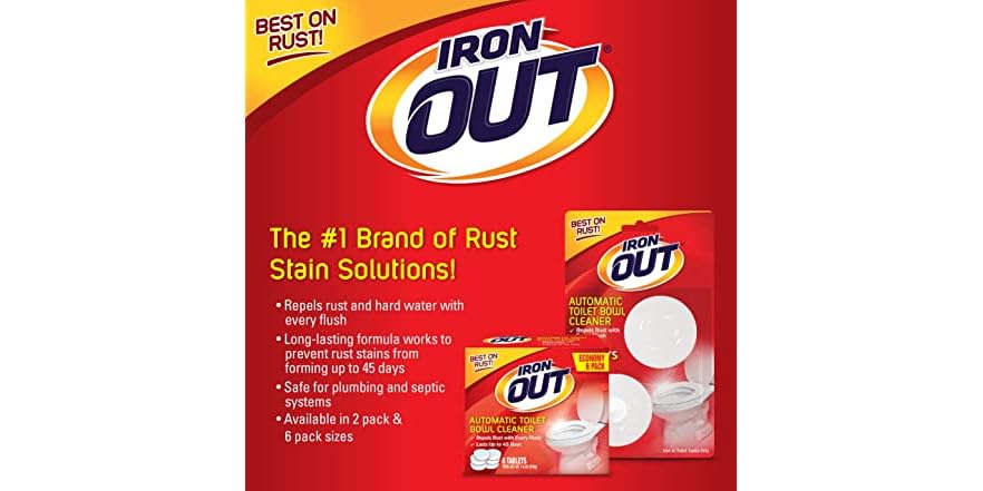 Iron Out Automatic Toilet Bowl Cleaner