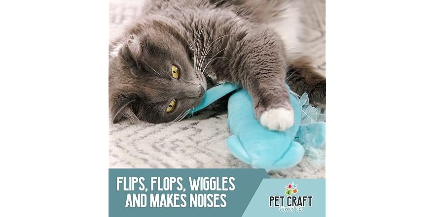 Pet Craft Supply Flipper Flopper Fish
