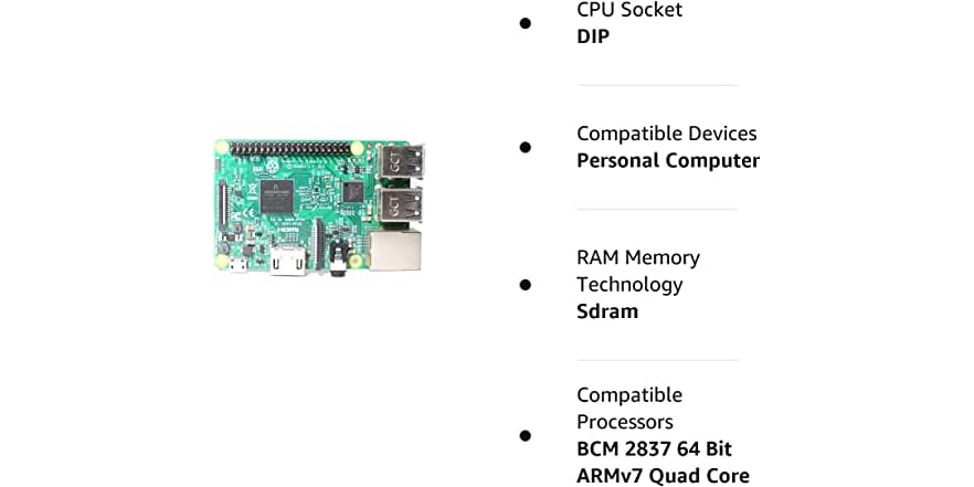 Raspberry Raspberry Pi 3 Model B Board (Pi R83-17300)