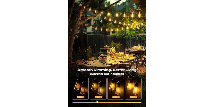 Brightown Outdoor String Lights