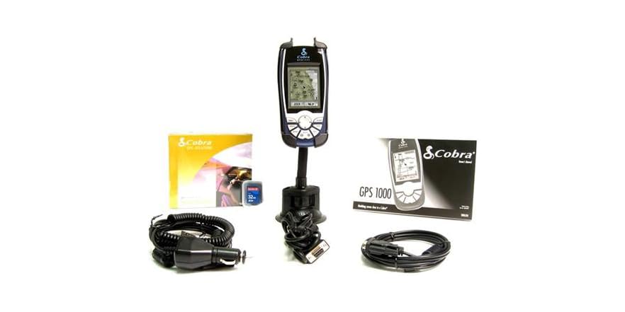 Cobra GPS 1000 DLX Handheld GPS Bundle