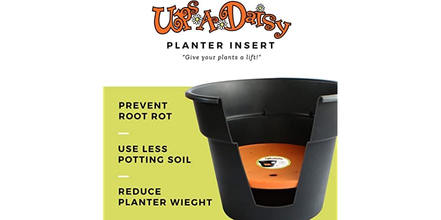 Ups-A-Daisy Square Planter Lift Insert 15in