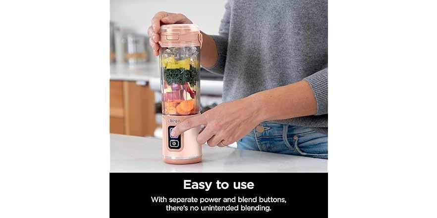 Ninja BC155PS Blast Two-Pack Portable Blender (Open Box)