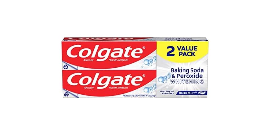 (2-Pk) Colgate Baking Soda & Peroxide Toothpaste