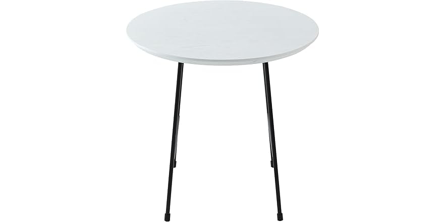 LeisureMod Rossmore Round Side Table