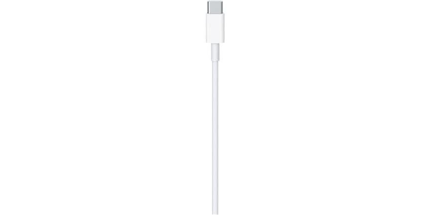 (Bundle) Apple 61W USB-C Adapter & Apple USB-C Cable (2M)