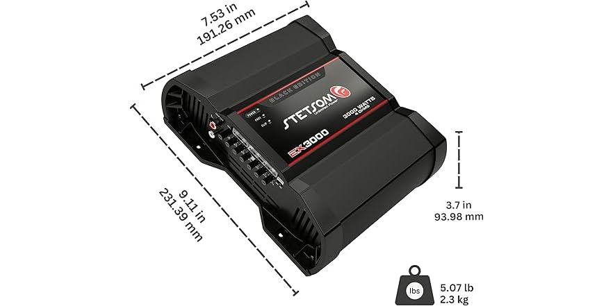 Stetsom EX 3000 Black Edition Amplifier