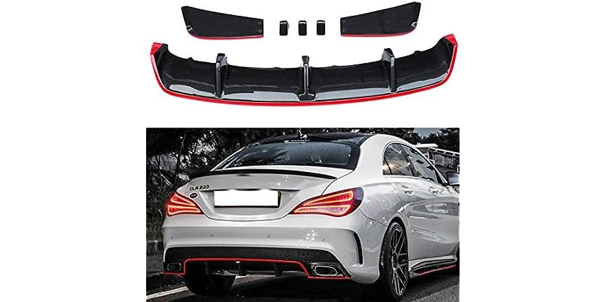 Carbon Fiber Rear Diffuser Lip Spoiler