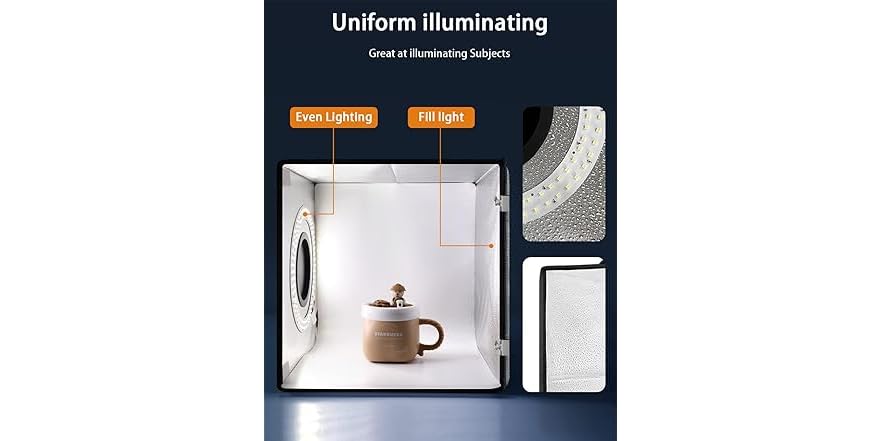 DUCLUS Light Box Photography Kit