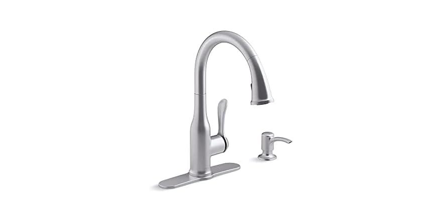 KOHLER K-R23863-SD-VS Motif Sink Faucet Stainless