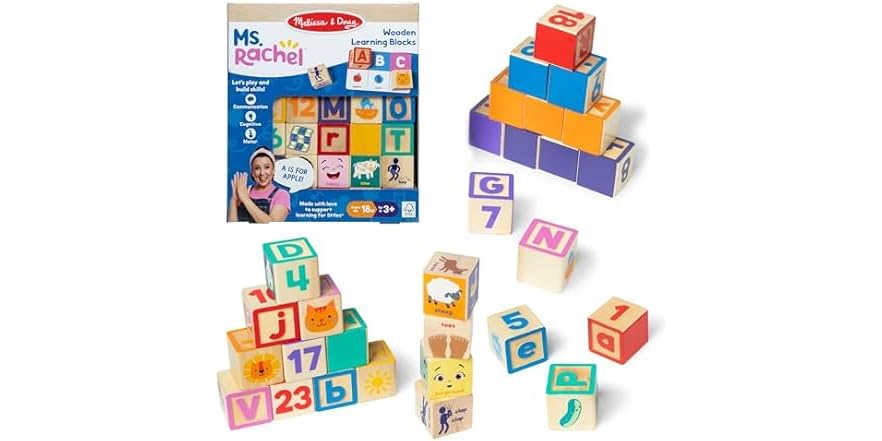Ms. Rachel Melissa & Doug Learning Blocks