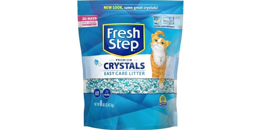 Fresh Step Crystals Cat Litter, Scented