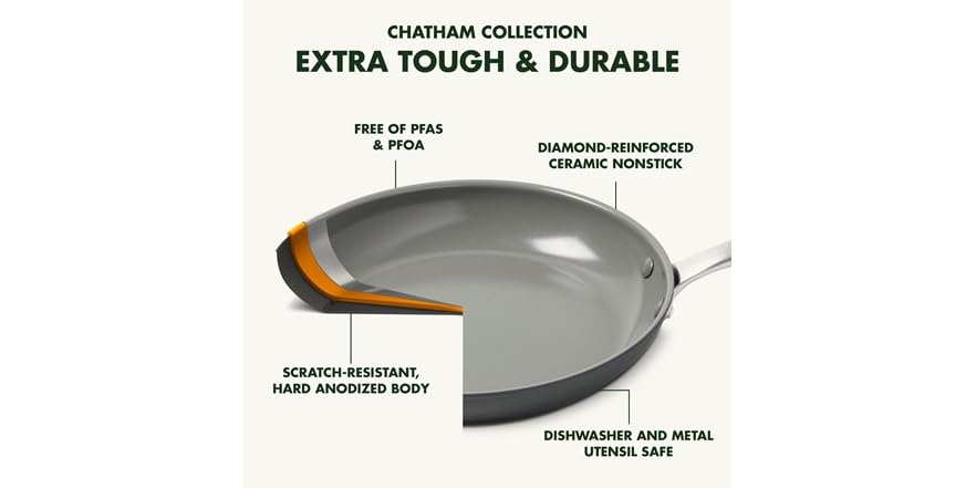 GreenPan Ceramic Nonstick, 10" Frying Pan