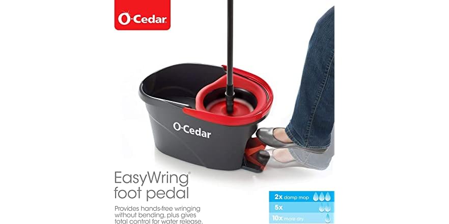 O-Cedar EasyWring Mop and Bucket System