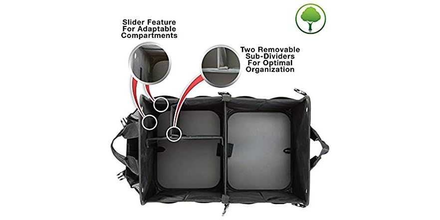 Trunkcratepro Collapsible Portable Trunk Organizer
