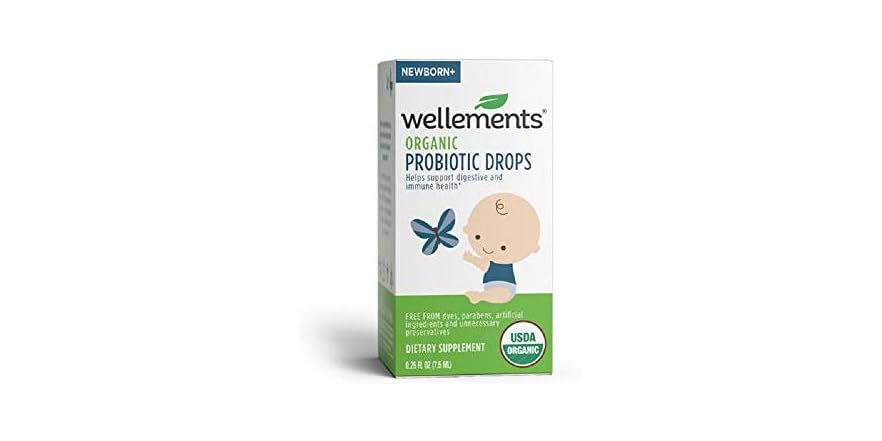 Wellements Organic Baby Probiotic Drops