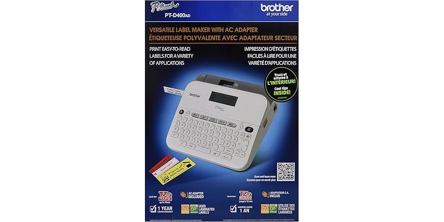 Brother Pt-d400ad Versatile, Easy-to-use