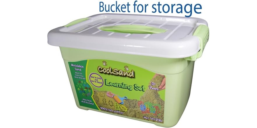 CoolSand Deluxe Bucket Kinetic Sand w/ Inflatable Sandbox