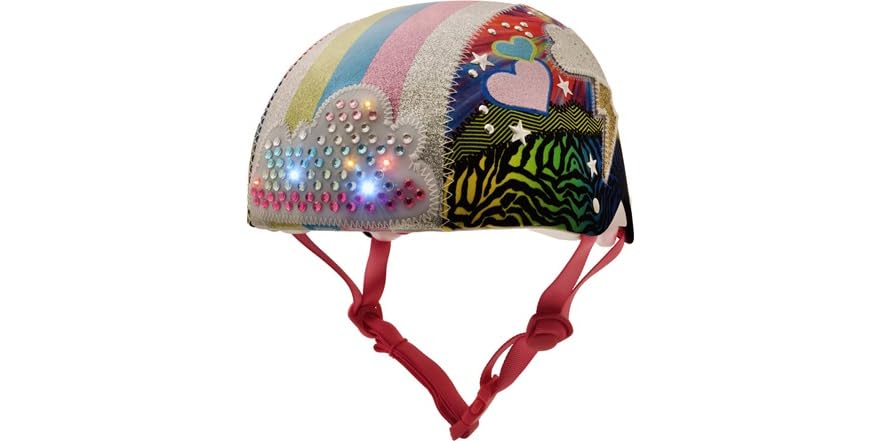 Raskullz Girls Loud Cloud Sparkle Helmet