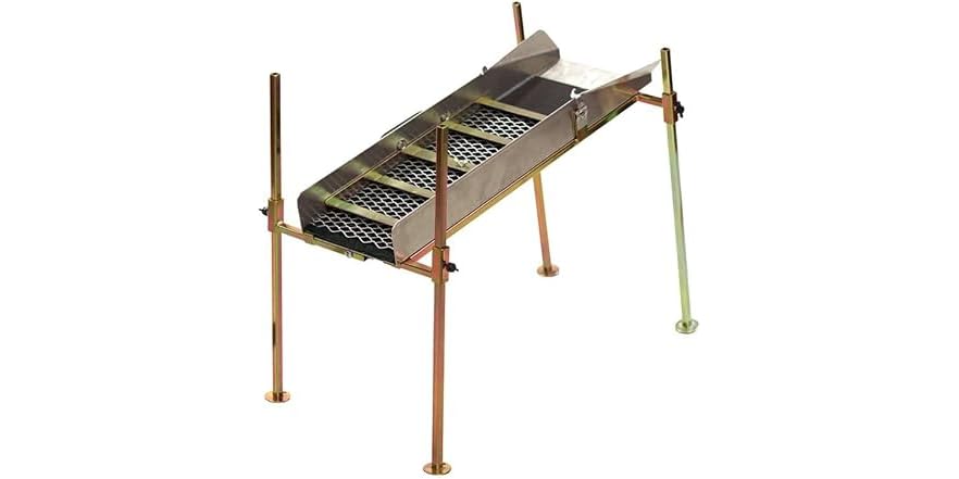 Stansport Folding Sluice Stand, 24x19-Inch