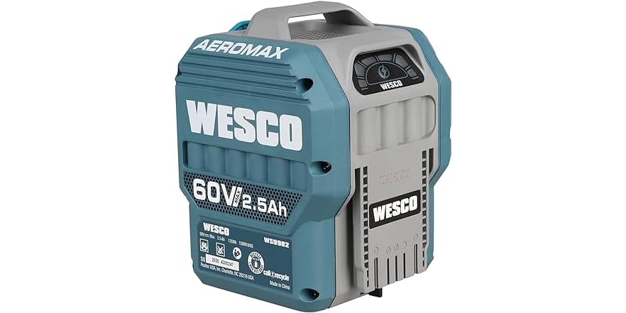 WESCO 60V 2.5Ah Li-ion Battery Pack
