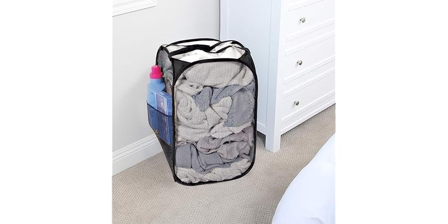 Smart Design Pop Up Laundry Hamper - Set of 2
