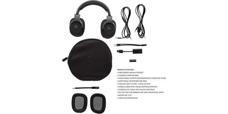 Logitech G433 7.1 Wired Gaming Headset