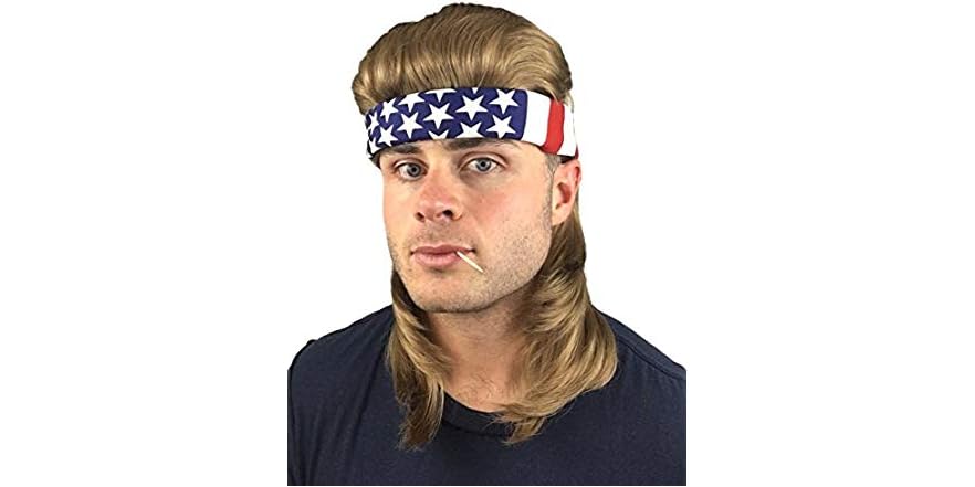Premium Brown Mullet Wig