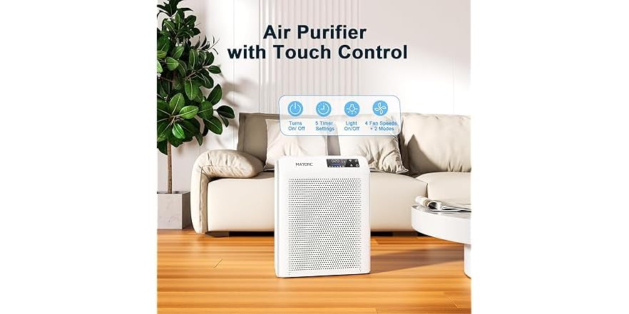 MATONC Smart Air Purifier for Home