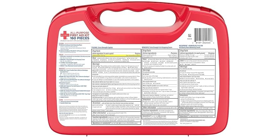 All-Purpose Portable Compact First Aid Kit