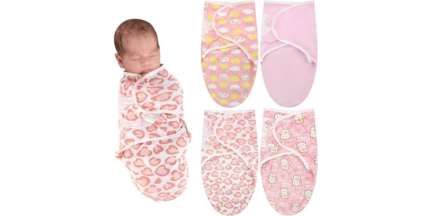 4 Pcs Preemie Baby Swaddle
