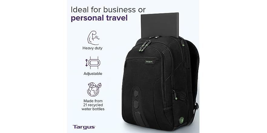 Targus Spruce EcoSmart Travel Laptop Bac
